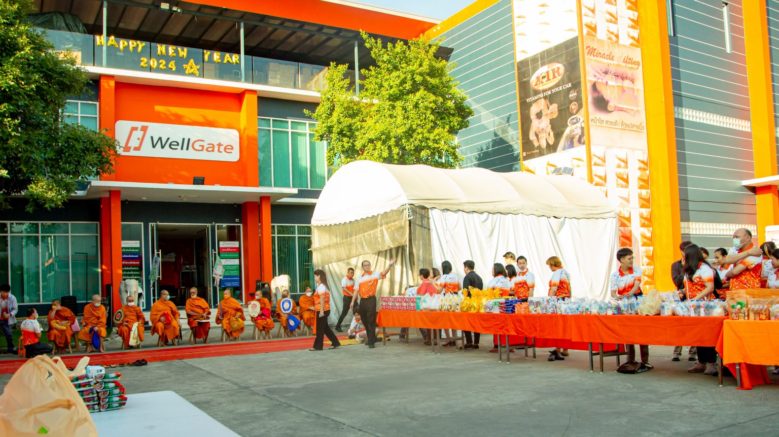 งานทำบุญประจำปี 2567 และ กล่าวนโยบาย Wellgate Distribution - Wellgate Distribution